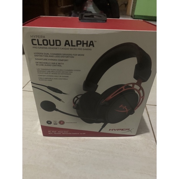 Jual Kingston HyperX Cloud Alpha Pro Gaming Headset | Shopee Indonesia