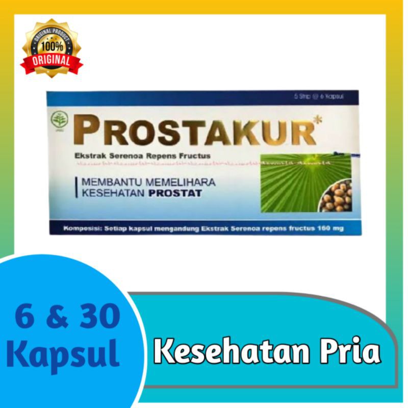 Jual PROSTAKUR MEMELIHARA KESEHATAN PROSTAT (Per Strip Dan Per Box ...