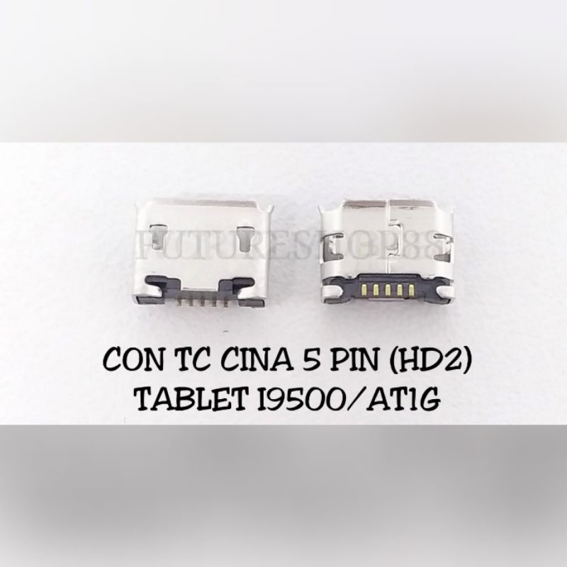 Jual Conector Tc Cina 5 Pin HD2 (tablet i9500/at1g) | Shopee Indonesia