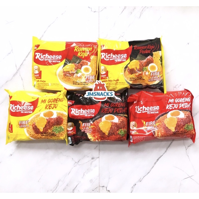 Jual [PROMO!!] Richeese Mie Goreng Keju 74gr - mie instant viral nikmat ...