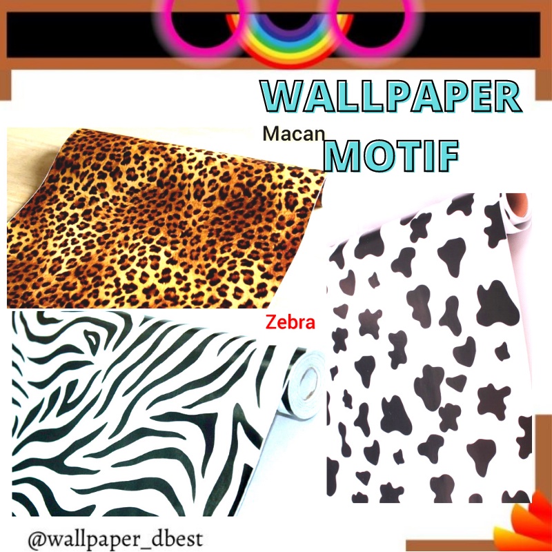 Jual WALLPAPER WALPAPER WELPAPER MOTIF SAPI LUCU ZEBRA HITAM PUTIH ...