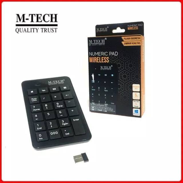 Jual M-Tech Wireless Numpad Numeric Keyboard Numerik Keypad - MTC-KEY ...