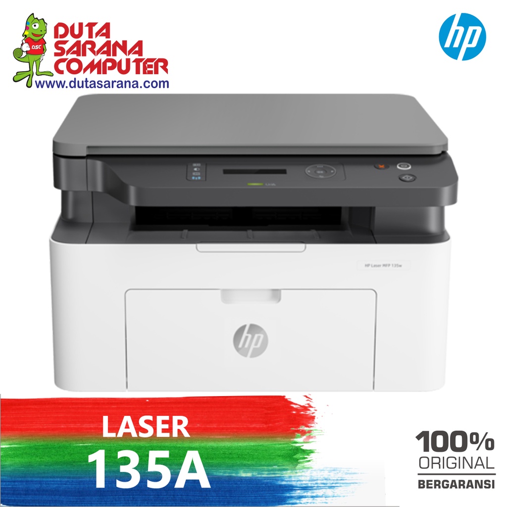 Jual HP Laserjet Mono Print Scan Copy MFP 135a , Printer Ori, Garansi ...