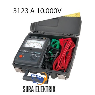 Jual Insulation Tester Megger 3123 A 10.000V Analog Kyoritsu | Shopee ...