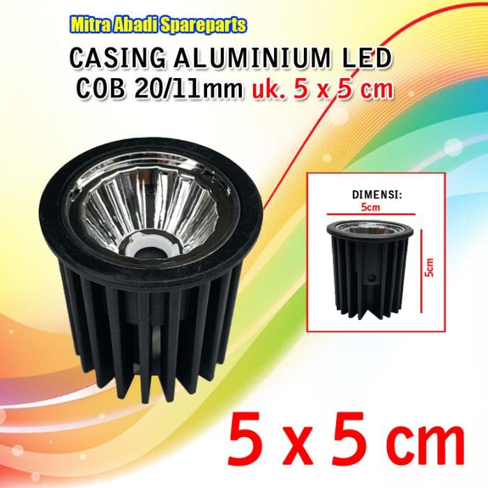 Jual Casing Aluminium LED COB 7W/7 Watt 20-11mm 5*5*5 cm/50*50*50mm ...