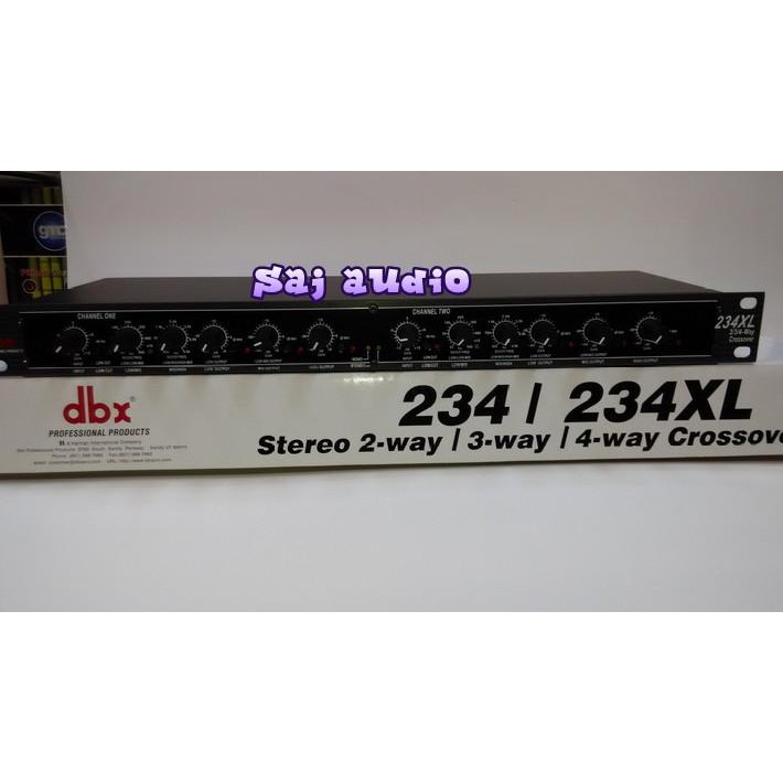 Jual Crossover Profesional dbx 234 XL 3way Crossover system Limited ...