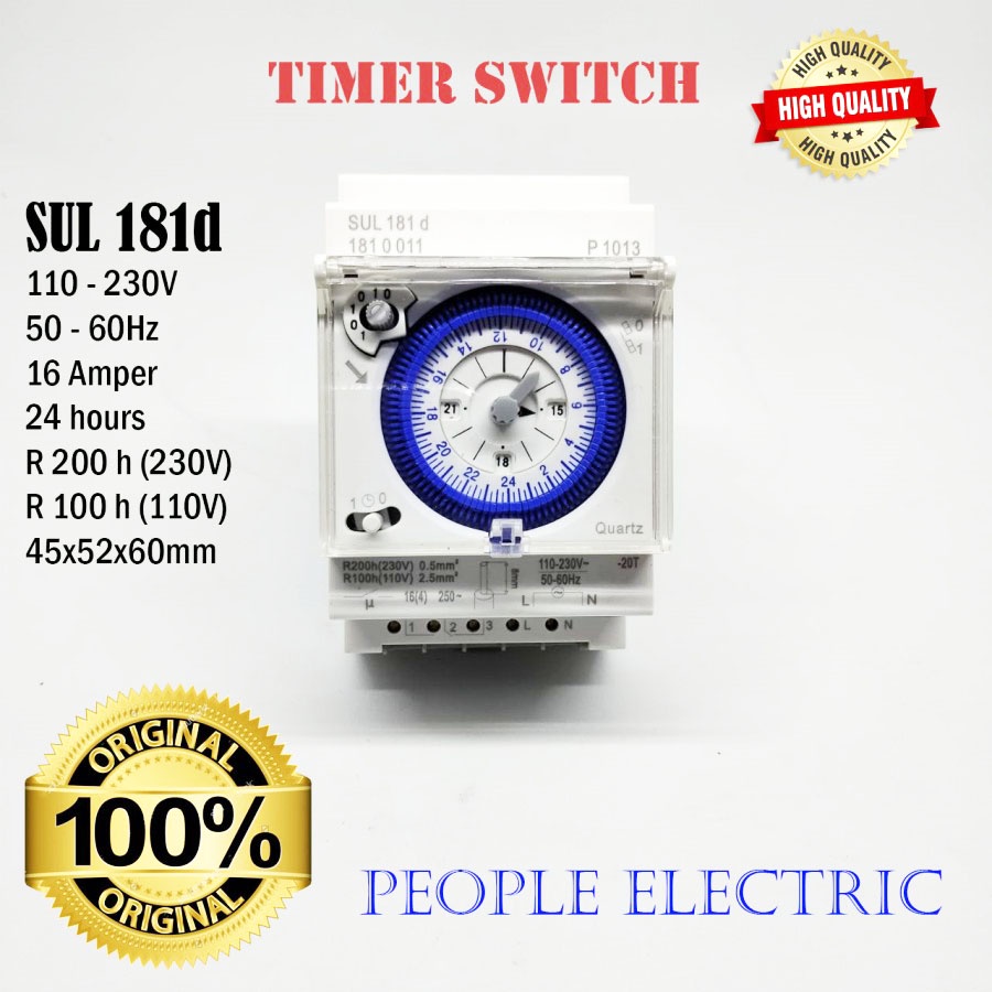 Jual SUL181D TIMER SWITCH ANALOG SUL 181D | Shopee Indonesia