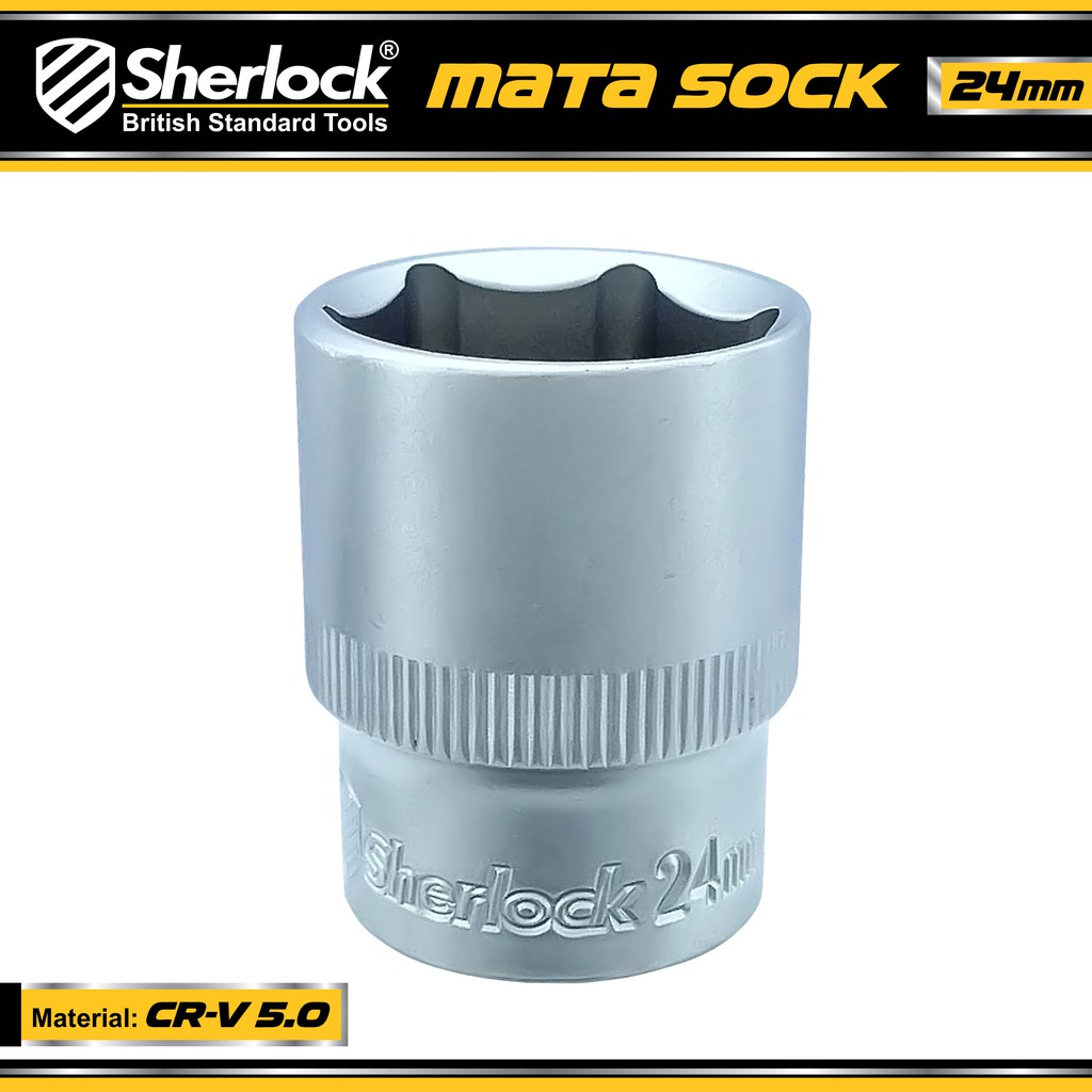 Jual Sherlock 1/2 Inch Kunci Shock 24 mm 6 PT/ Mata Sok/Sock | Shopee ...