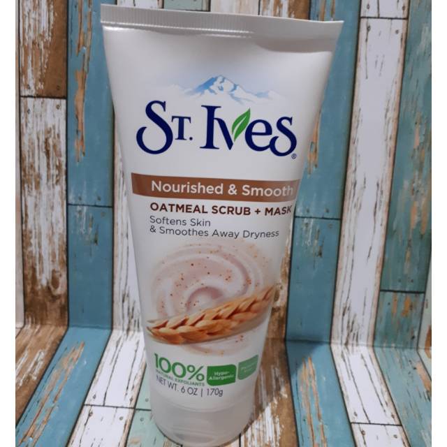 Jual St Ives oatmeal scrub (Gratis sheetmask tony moly) | Shopee Indonesia