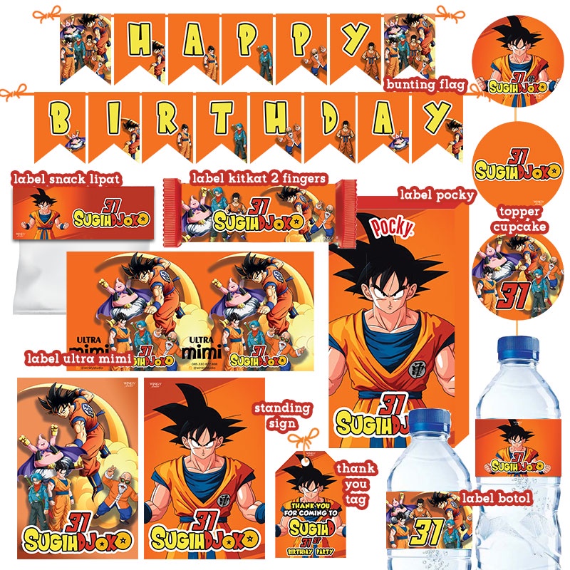 Jual BOY Birthday Dessert Table Printable / Sweet Corner Party ...