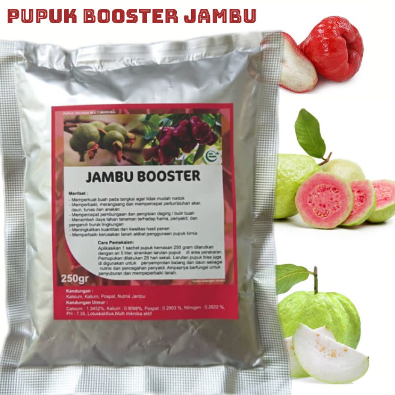 Jual pupuk organik booster perangsang jambu mete jambu air jambu jamaika jambu bol jambu biji ...