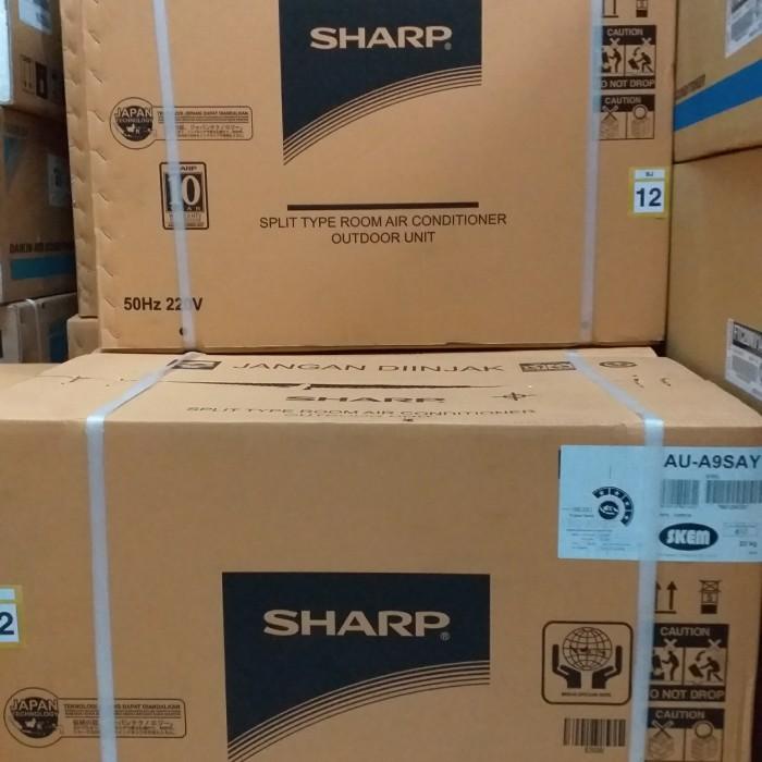 Jual Outdoor ac sharp 1 pk AH 9SAY thailand R32 baru segel kardus ...