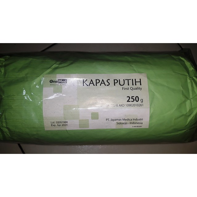 Jual kapas putih pembalut onemed 250 g | Shopee Indonesia