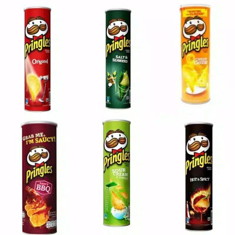 Jual (Keripik Kentang) Pringles Potato Chips 107gram / pringles 107gr ...