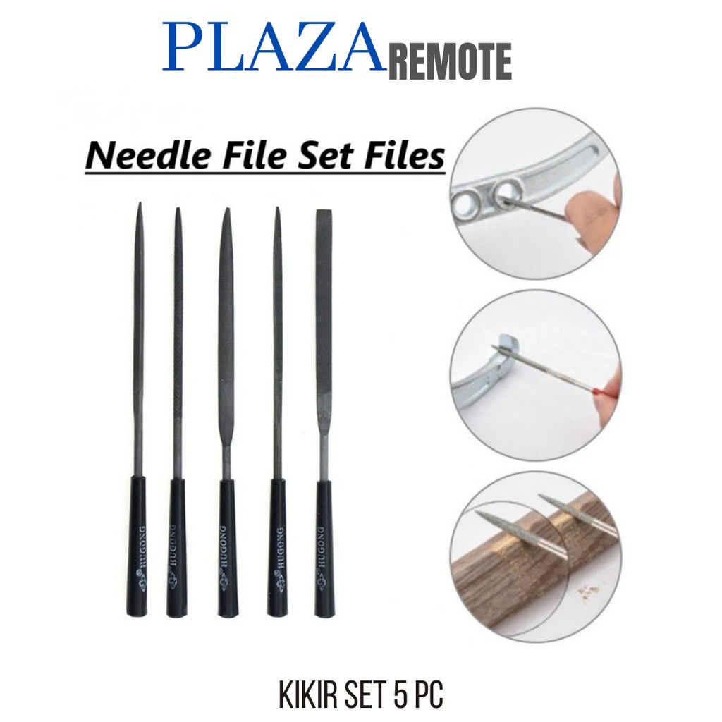 Jual ALAT KIKIR MINI HUGONG BESI EMAS PAHAT UKIR FILES 3 MM ( 5 PC ...
