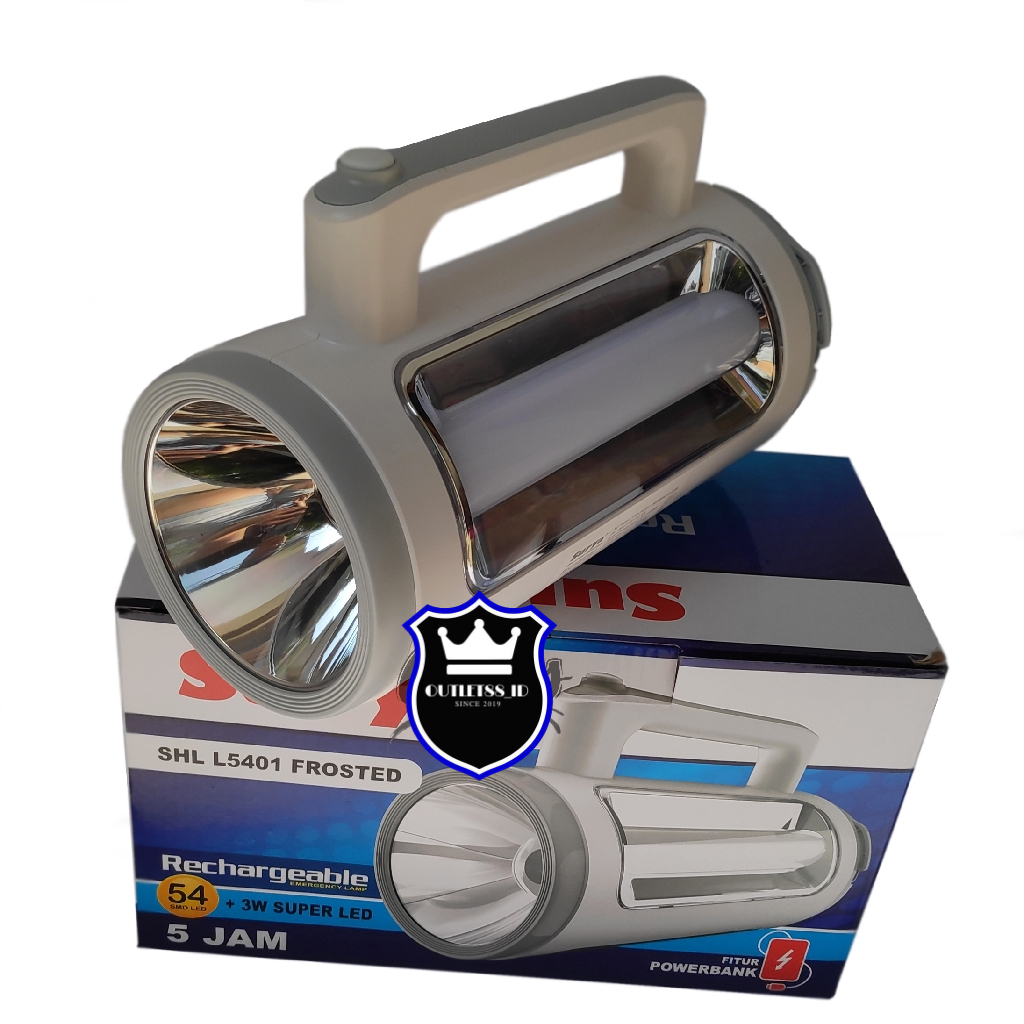 Jual Senter Emergency Darurat Surya SHL L5401 Frosted Senter Tangan 54 ...