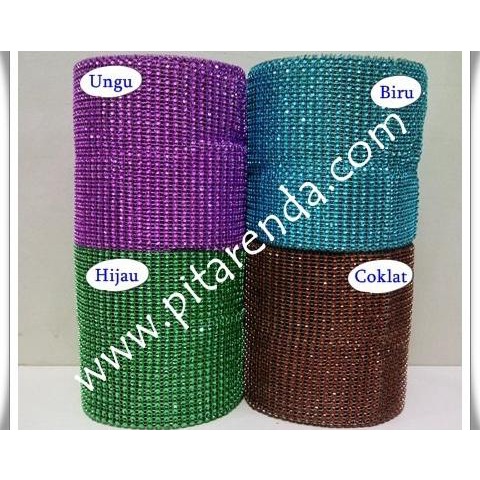 Jual Garm-11 : Diamond Lembaran Warna 24 Baris (Tanpa Batu) | Shopee ...