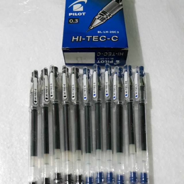 Jual Pulpen PILOT HI-TEC-C MICRO FINE 0.3mm BL LH 20C3 ECER ...