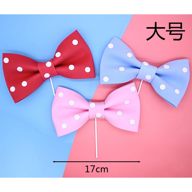 Jual Topper Cake Mickey Minnie Mouse Bow / Pita Dekorasi Kue dan Pita ...