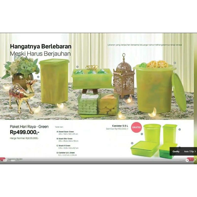 Jual Paket Hari Raya Hijau/Peach | Shopee Indonesia