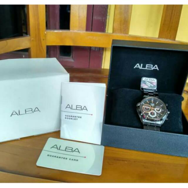 Jual Alba Watch Chronograph Full Set | Shopee Indonesia