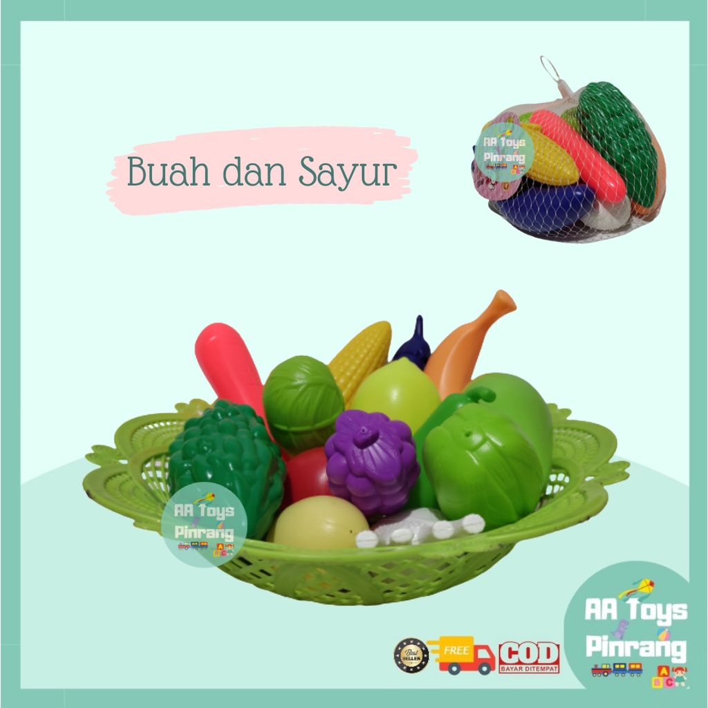 Jual Mainan Buah Buahan dan Sayuran Mainan Anak | Shopee Indonesia