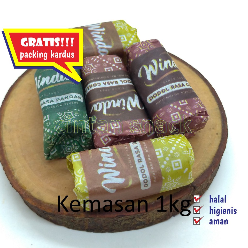 Jual Dodol Batik Kacang Winda 1kg | Shopee Indonesia