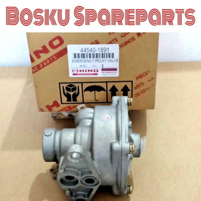 Jual Valve Kura Kura Relay Emergency Valve Rem HINO LOHAN J08C J08E 44540-1891 Komplit | Shopee ...