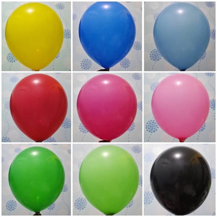 Jual BALON KARET LATEX DOFF 1 PACK ISI 10 PC balon polos | Shopee Indonesia