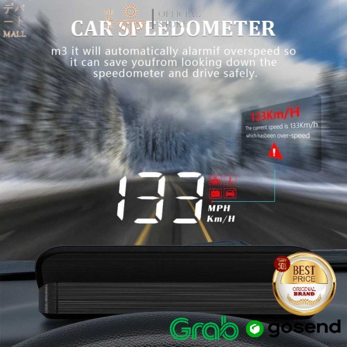 Jual Display Speedometer Kaca Mobil 3D DP | Shopee Indonesia