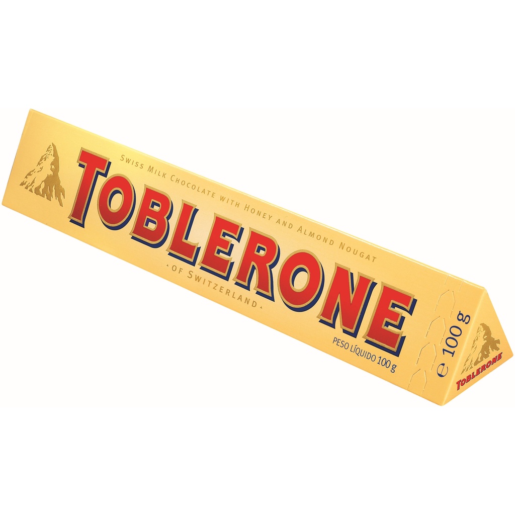 Jual TOBLERONE SWISS MILK CHOCOLATE WITH HONEY & ALMOND NOUGAT 100 GR ...