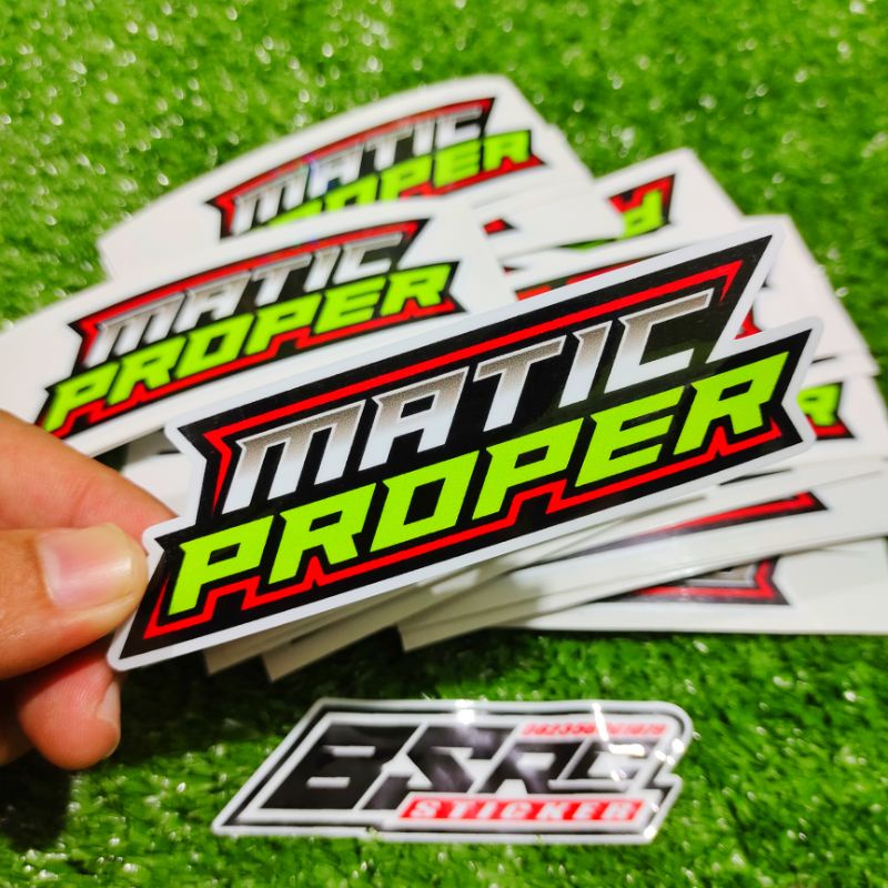 Jual stiker matic proper viral | Shopee Indonesia