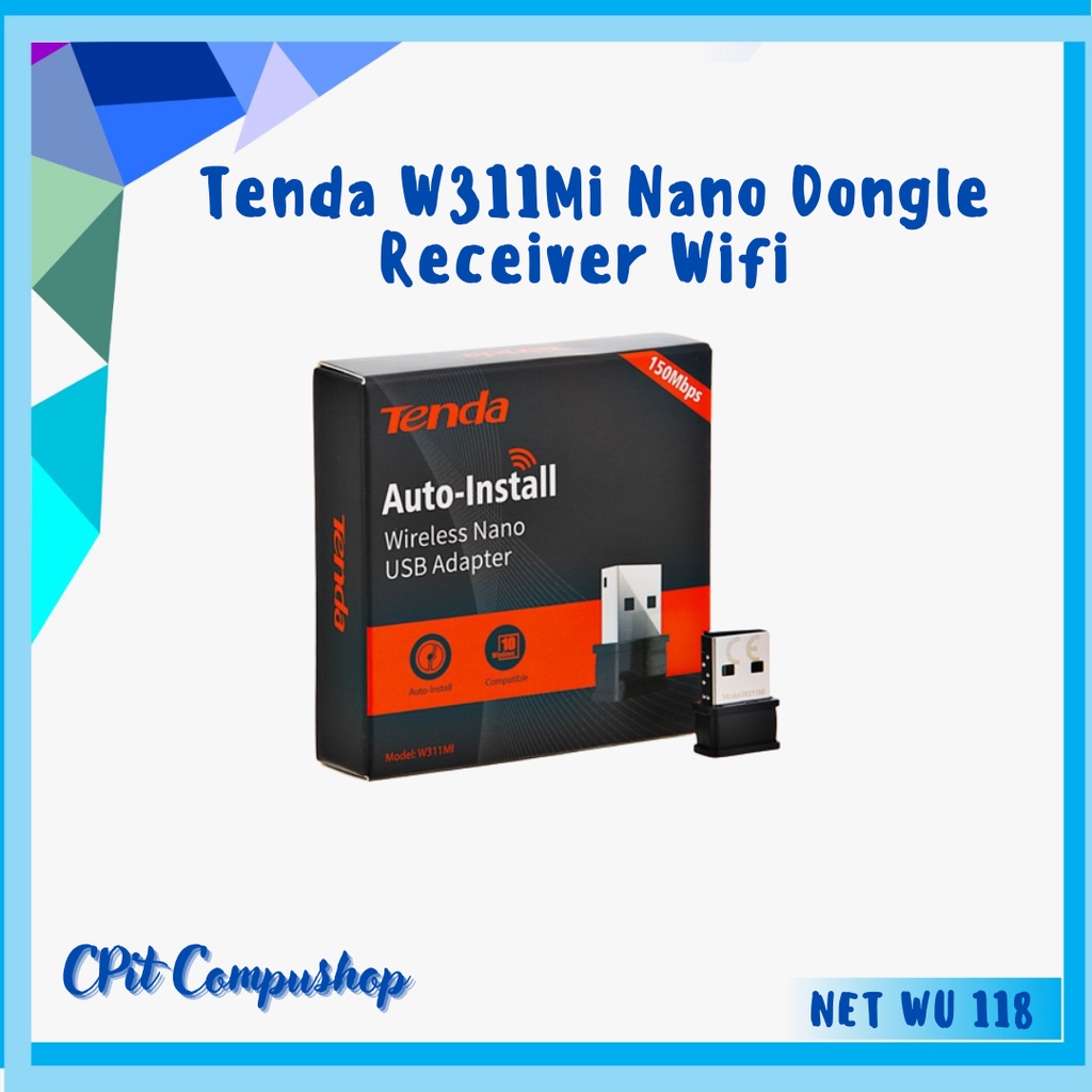 Jual Tenda W311MI Nano Wireless Adaptor 150Mbps | Shopee Indonesia