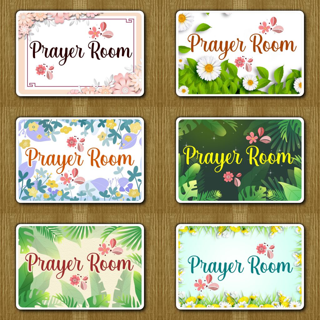 Jual WM Hiasan Tulisan Pintu Dinding Tempat Ibadah Prayer Room Motif ...