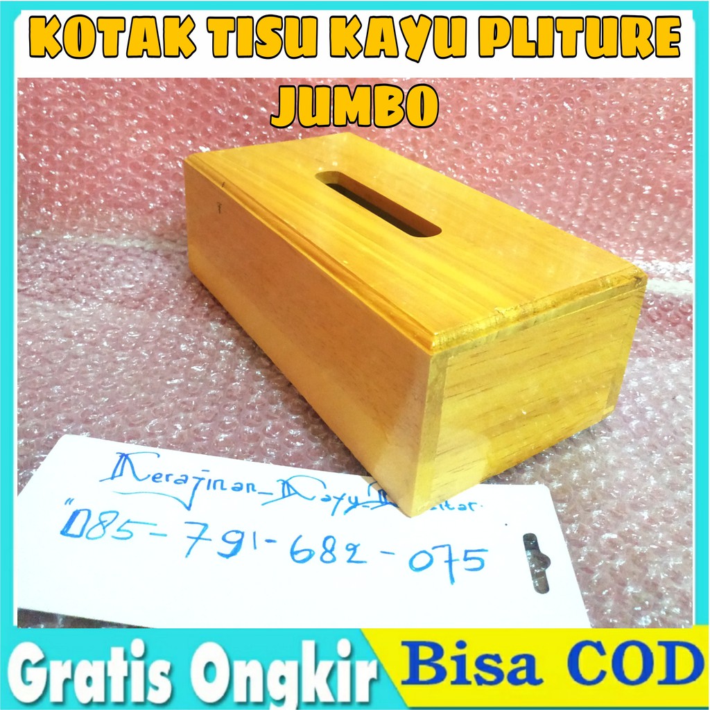 Jual Kotak Tisu kayu unik / Tempat Tisu Kayu unik / Box Tissue Besar ...