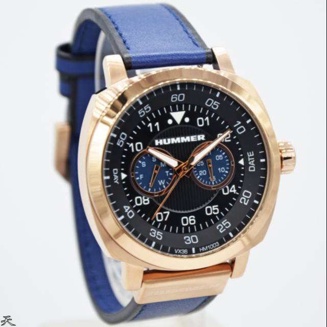 Jual Jam Tangan Pria Hummer HM1003 Leather Kulit Original Murah ...