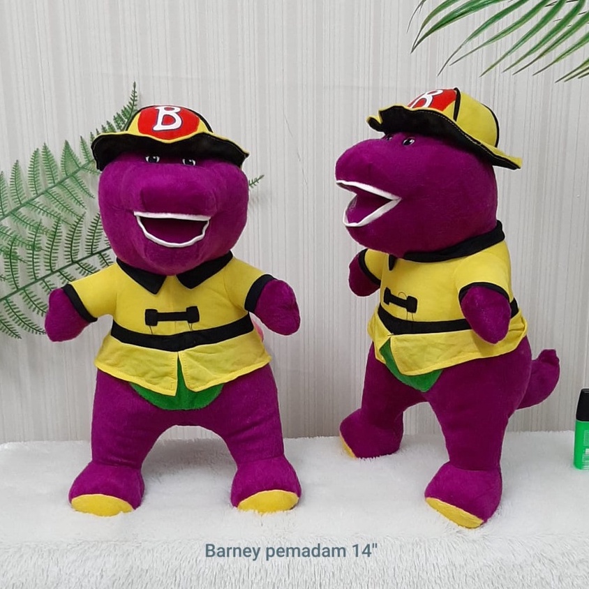 Jual Boneka Barney Pemadam M/33cm/Boneka Karakter/Boneka Barney Baju ...