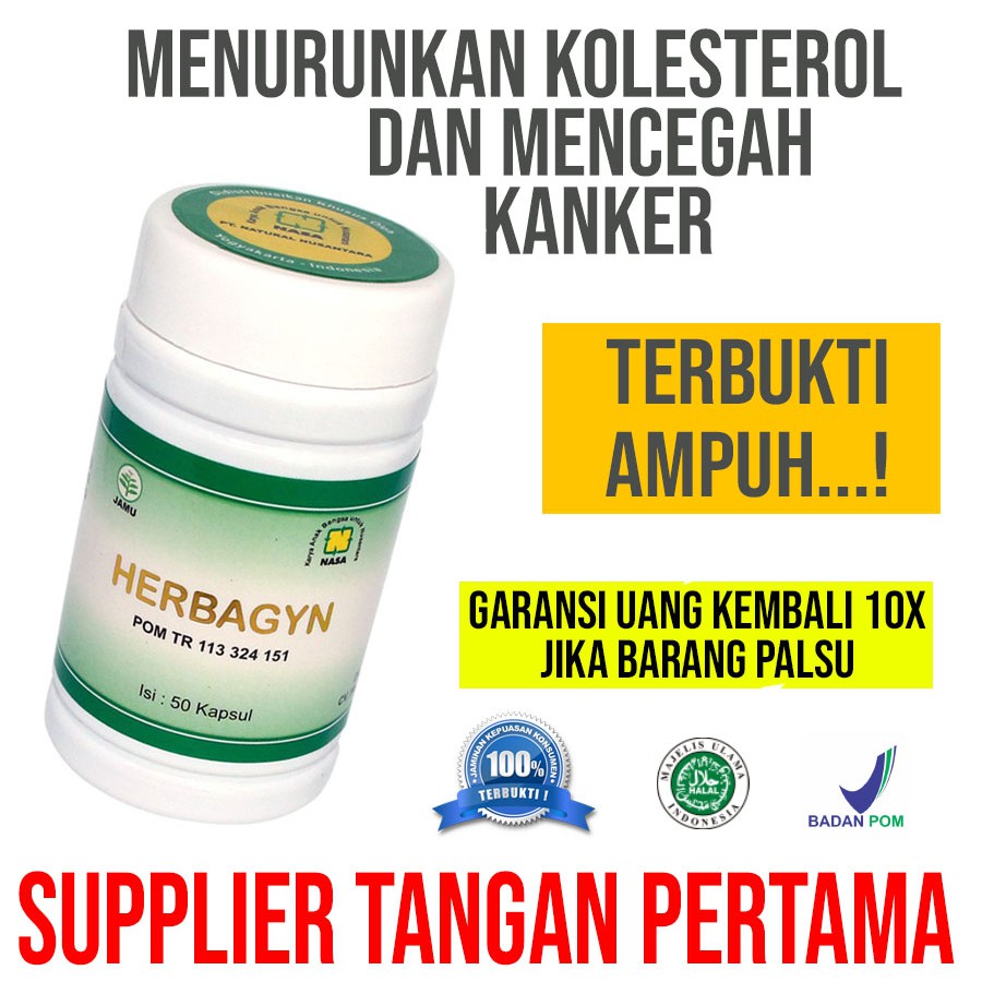 Jual OBAT KOLESTEROL 100% HERBAL TANPA EFEK SAMPING | HERBAGYN NASA ...