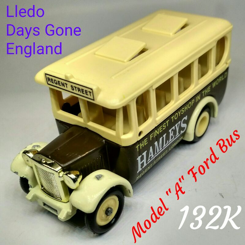 Jual Diecast Classic Vintage Lledo Model A Ford Bus Hamleys | Shopee ...