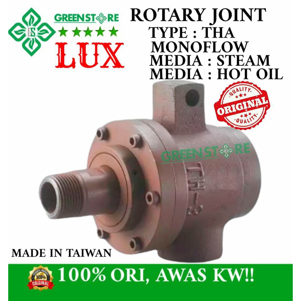 Jual ROTARY JOINT LUX THA SIZE 25A 1 INCHI MONOFLOW HOT OIL/HOT WATER/STEAM MADE IN TAIWAN ...