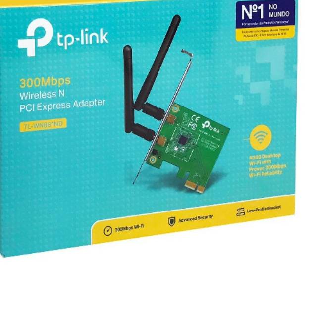 Jual TP-Link TL-WN881ND 300Mbps Wireless N PCI Express Adapter | Shopee ...
