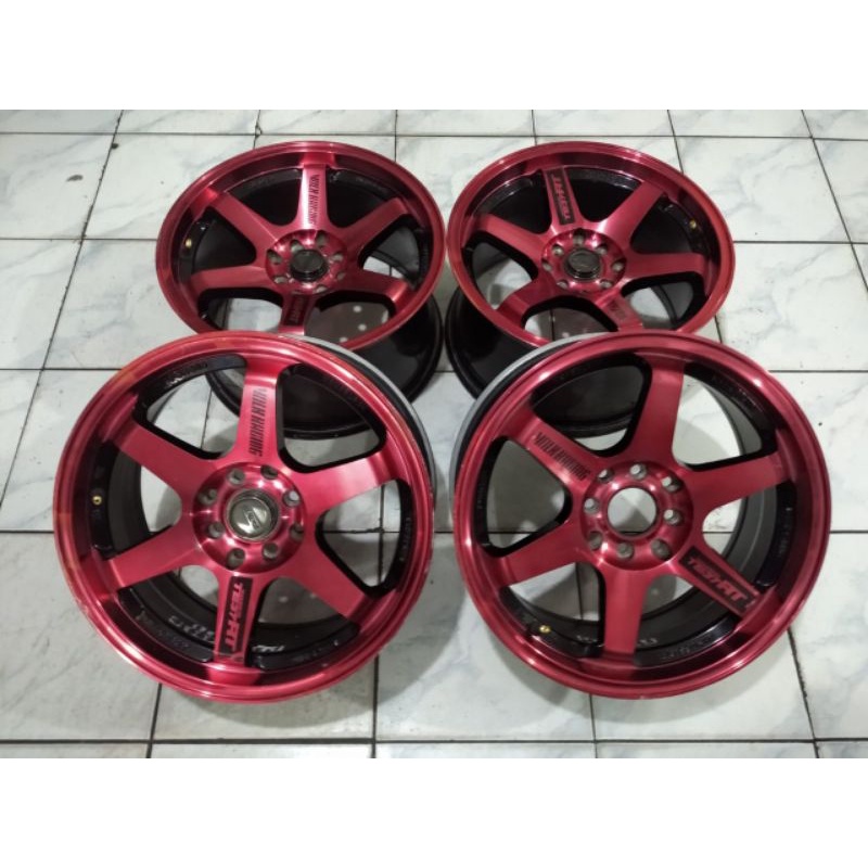 Jual VELG SEKEN BEKAS COPOTAN MOBIL TE37 RING 16 PCD 4X100 4X114.3 | Shopee Indonesia