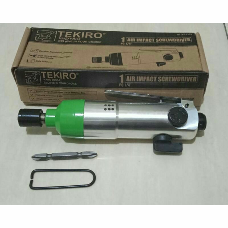 Jual AIR IMPACT SCREWDRIVER 1/4 TEKIRO OBENG ANGIN INCH MATA IMPACT ...