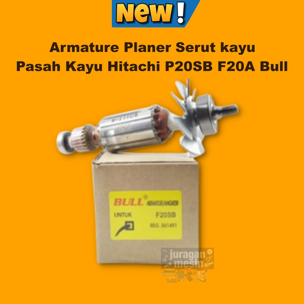 Jual Armature Planer Serut kayu Pasah Kayu Hitachi P20SB F20A Bull ...