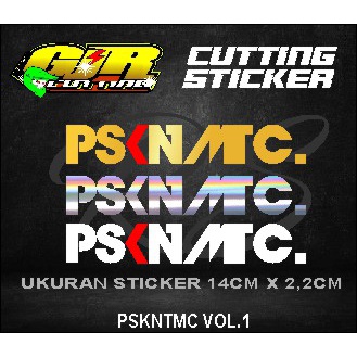 Jual Stiker PSKNMTC - Cutting Sticker PSKNMTC, Stiker Pasukan Matic ...
