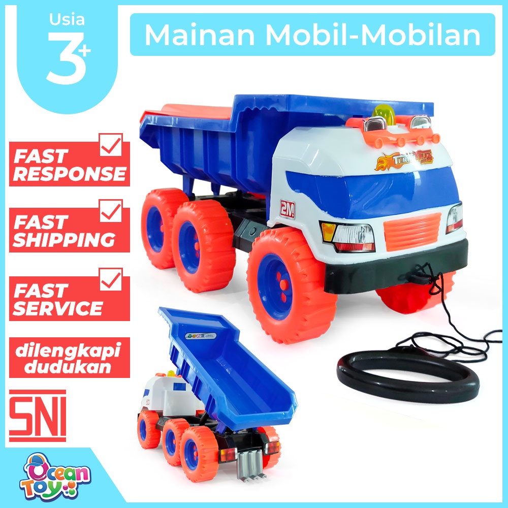 Jual Ocean Toy Yotta Mobil Turbo Truck Dump Mainan Anak TTD Multicolor ...