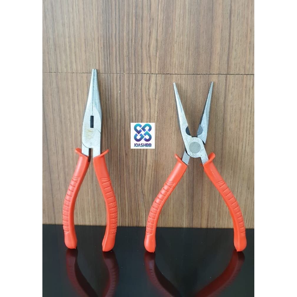 Jual Tang Lancip, Potong, Kombinasi karet 6" / Long Nose Plier ...
