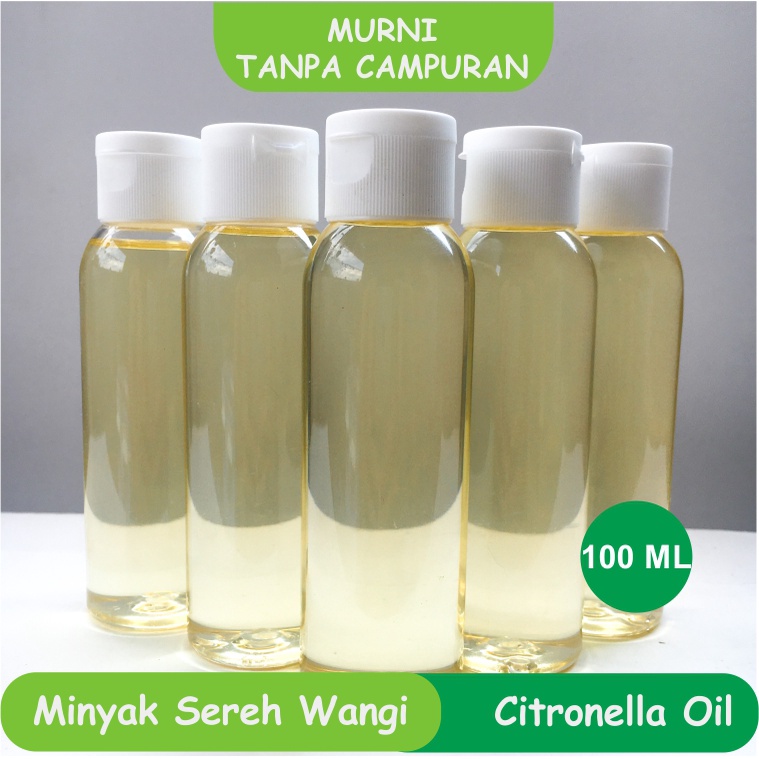 Jual 100ml minyak atsiri sereh wangi murni asli minyak essensial sereh wangi 100ml citronella ...