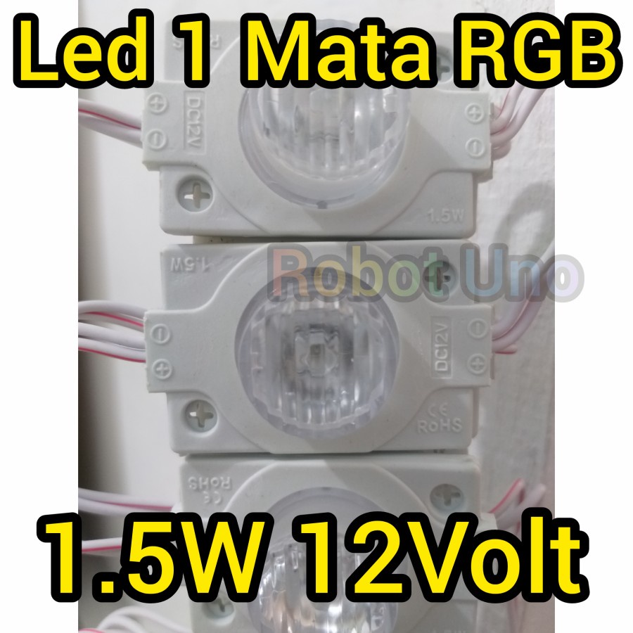 Jual Modul LED RGB 1 Mata Type 2538 12Volt 1.5W | Shopee Indonesia