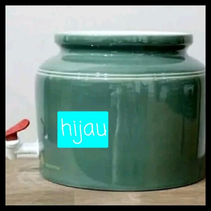 Jual Guci Air Galon Keramik Trisensa Polos(Khusus Gojek/Grab) | Shopee ...